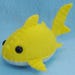 Lemon Shark Plush MADE TO ORDER cute yellow shark kawaii | Etsy