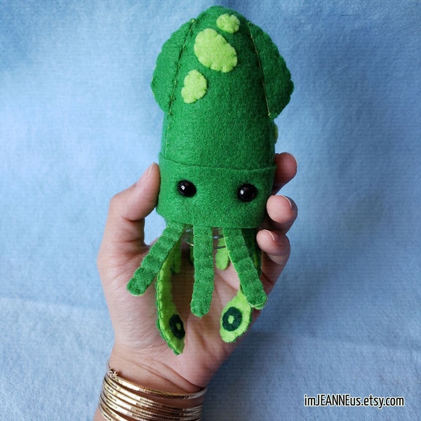 Squid Plush - Etsy