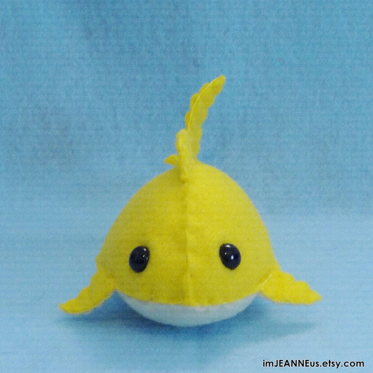 Lemon Shark Plush MADE TO ORDER Cute Yellow Shark Kawaii - Etsy