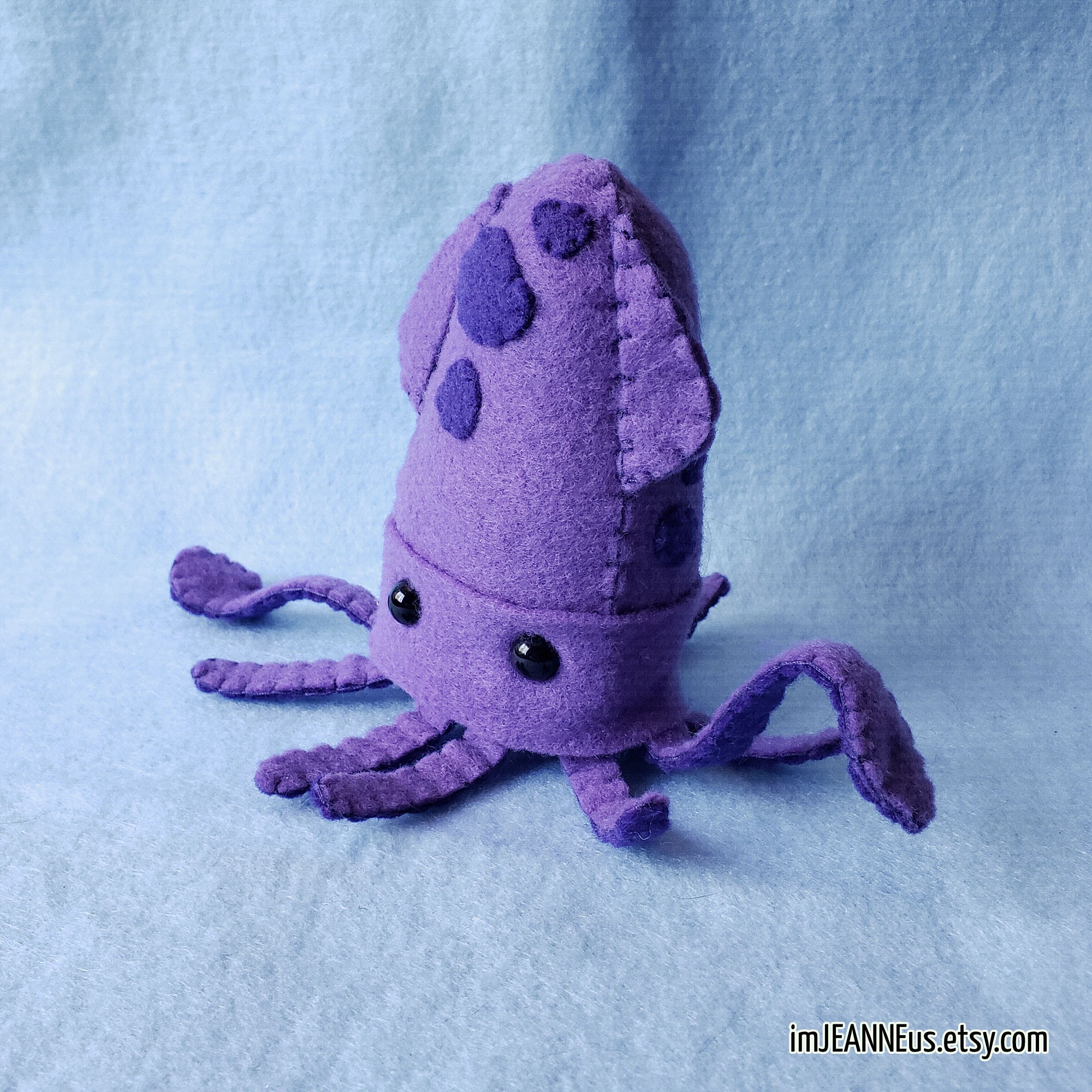 Kraken Squid Plush With Real Suction Sucker MADE TO ORDER | Etsy