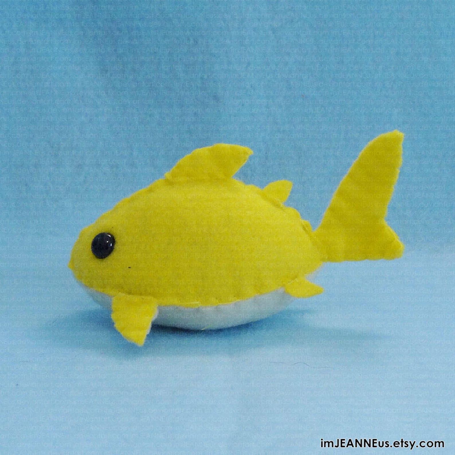 Lemon Shark Plush MADE TO ORDER Cute Yellow Shark Kawaii - Etsy