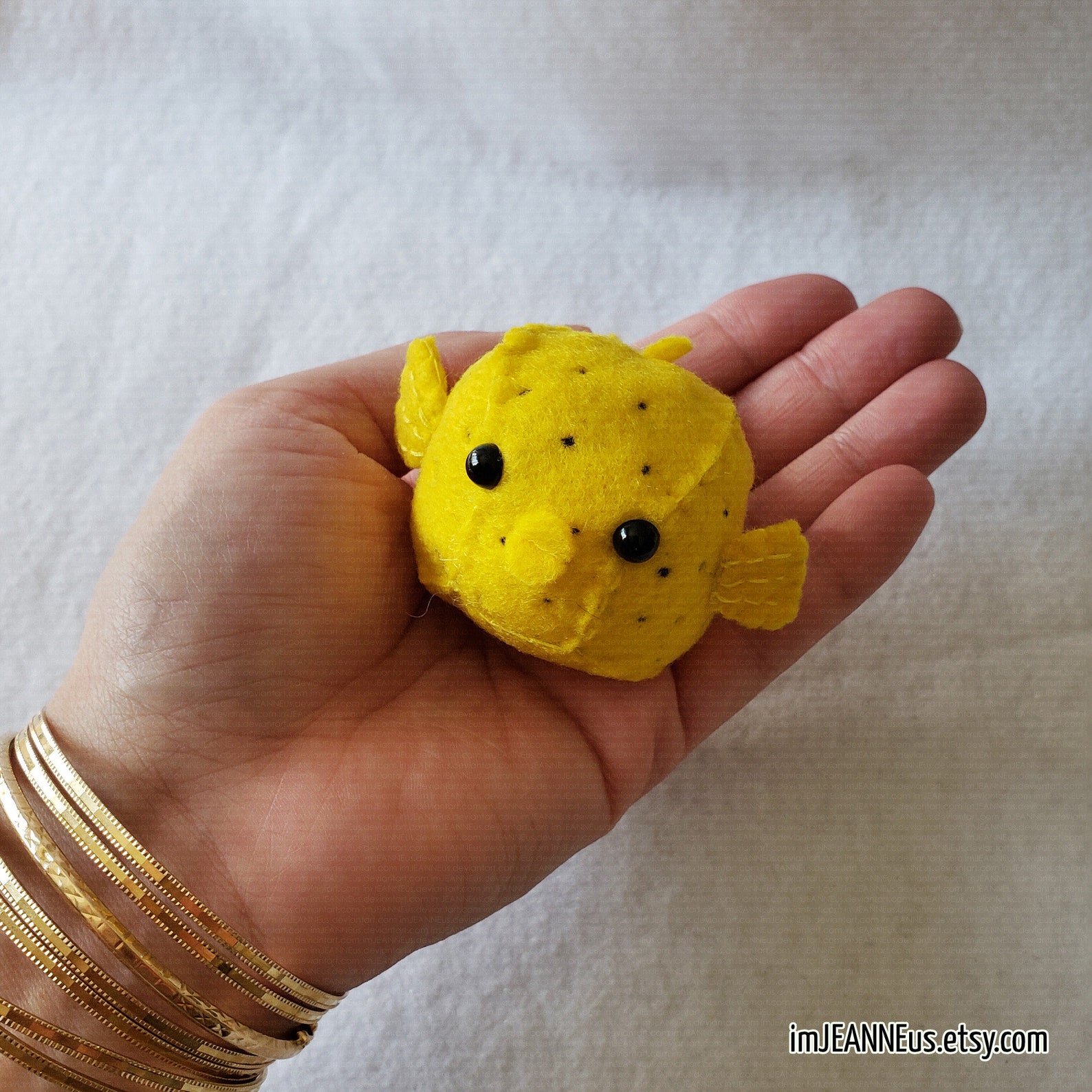 Spotted Boxfish Plush Tiny Fish Gift MADE TO ORDER | Etsy