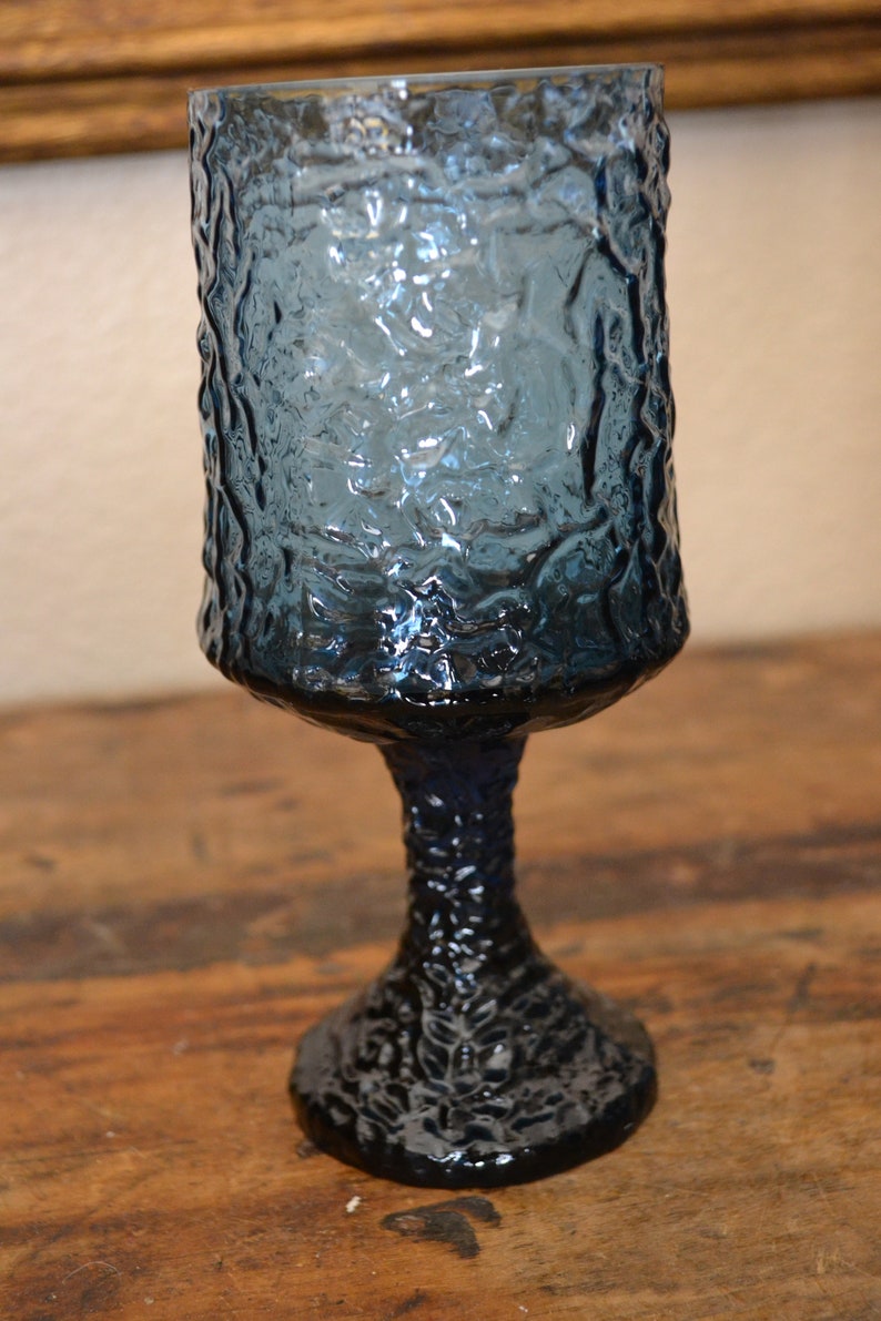 Small Lenox Impromptu Dark Blue Stemmed Glasses Set of 6 - Etsy