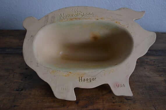 Haeger Natural Stone Microwave Bacon Cooker Pig - Etsy