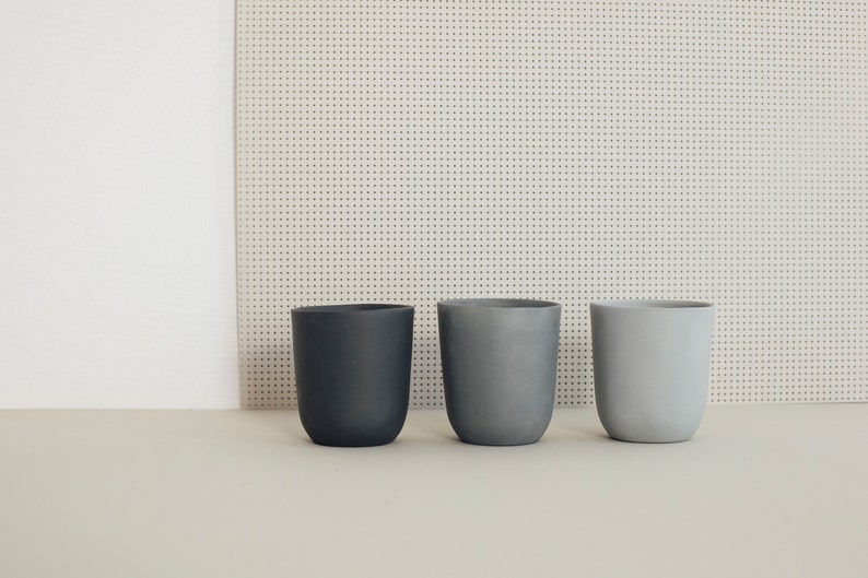 Cup Porcelain Grey - Etsy