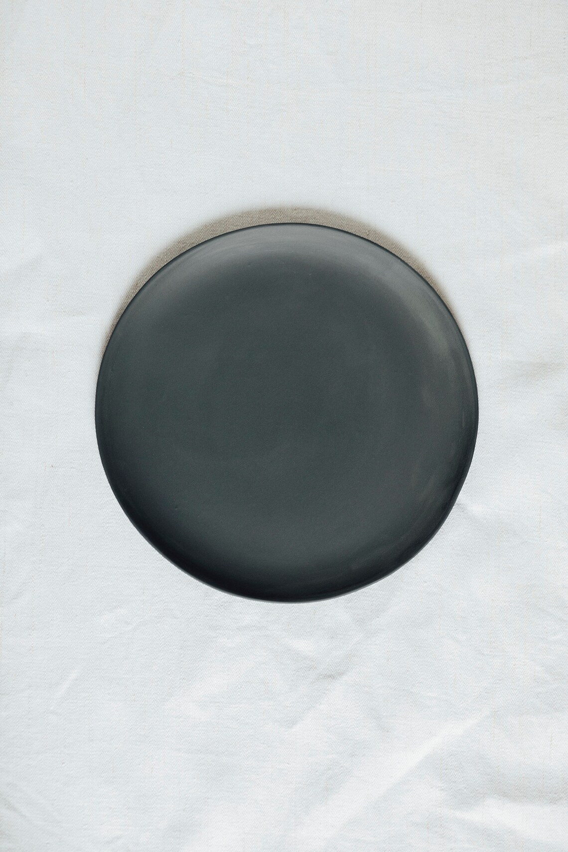 Plates Porcelain Gray Dinner Plate 24 Cm per Piece - Etsy