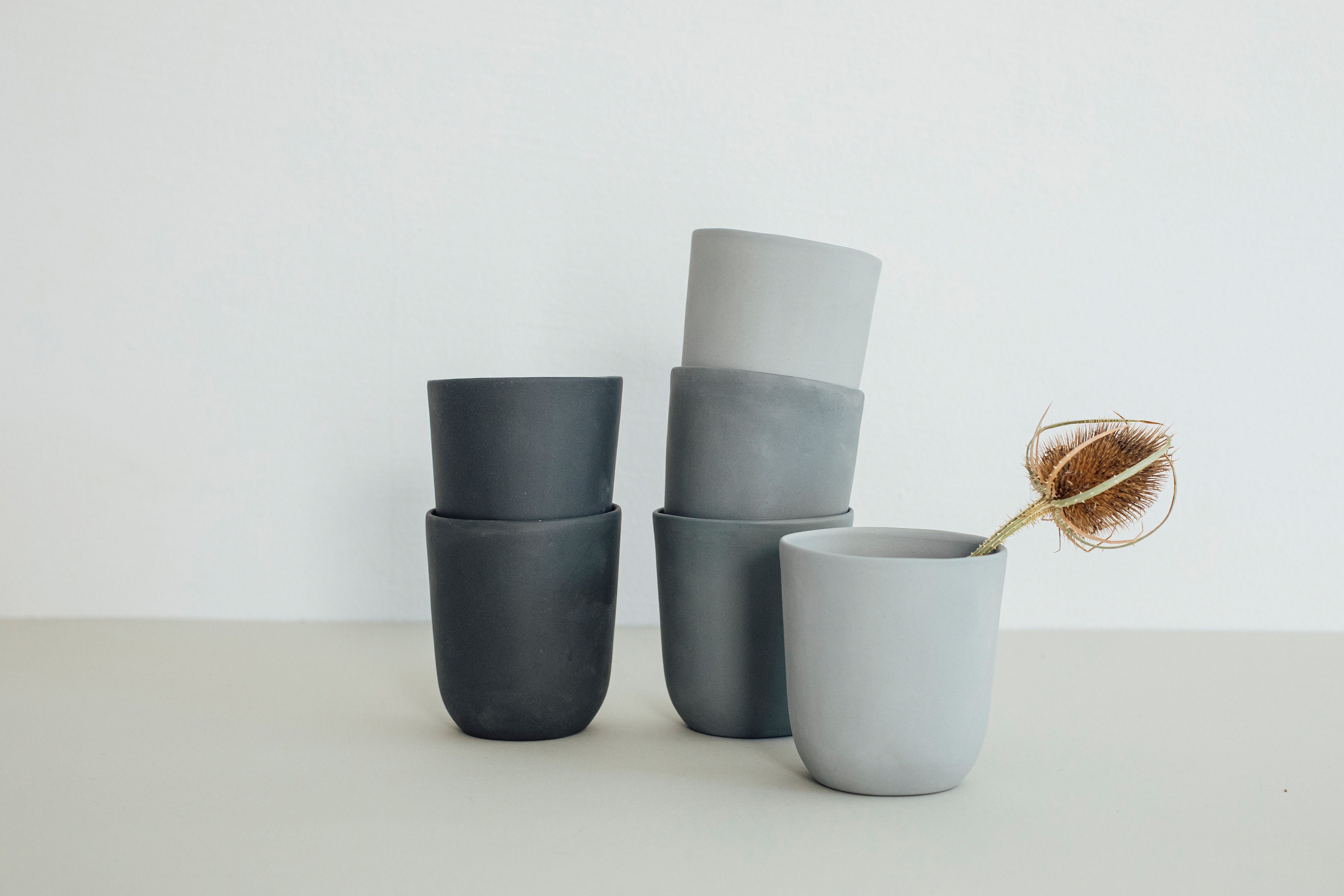 Cup Porcelain Grey - Etsy