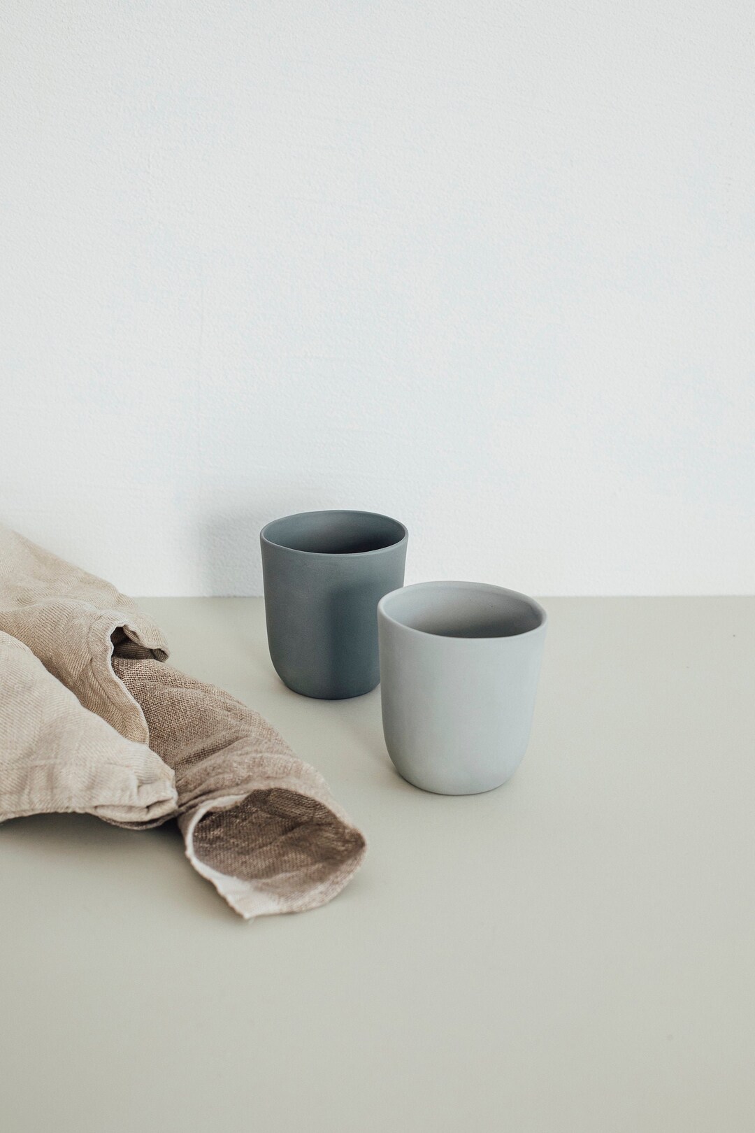 Cup Porcelain Grey - Etsy