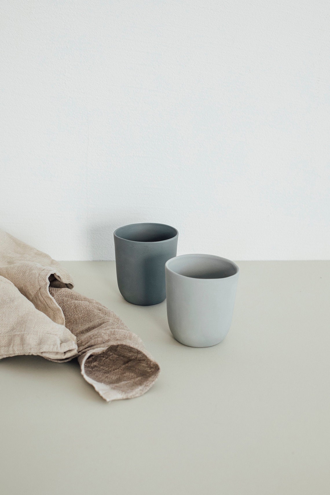 Cup Porcelain Grey - Etsy