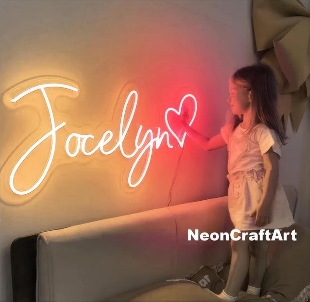 Personalized Led Name Sign Custom Teenage Girl Gifts,custom Neon Name ...