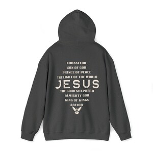 His Name is Jesus, Christian Hoodie, Religious Gift, Jesus Hoodie ...