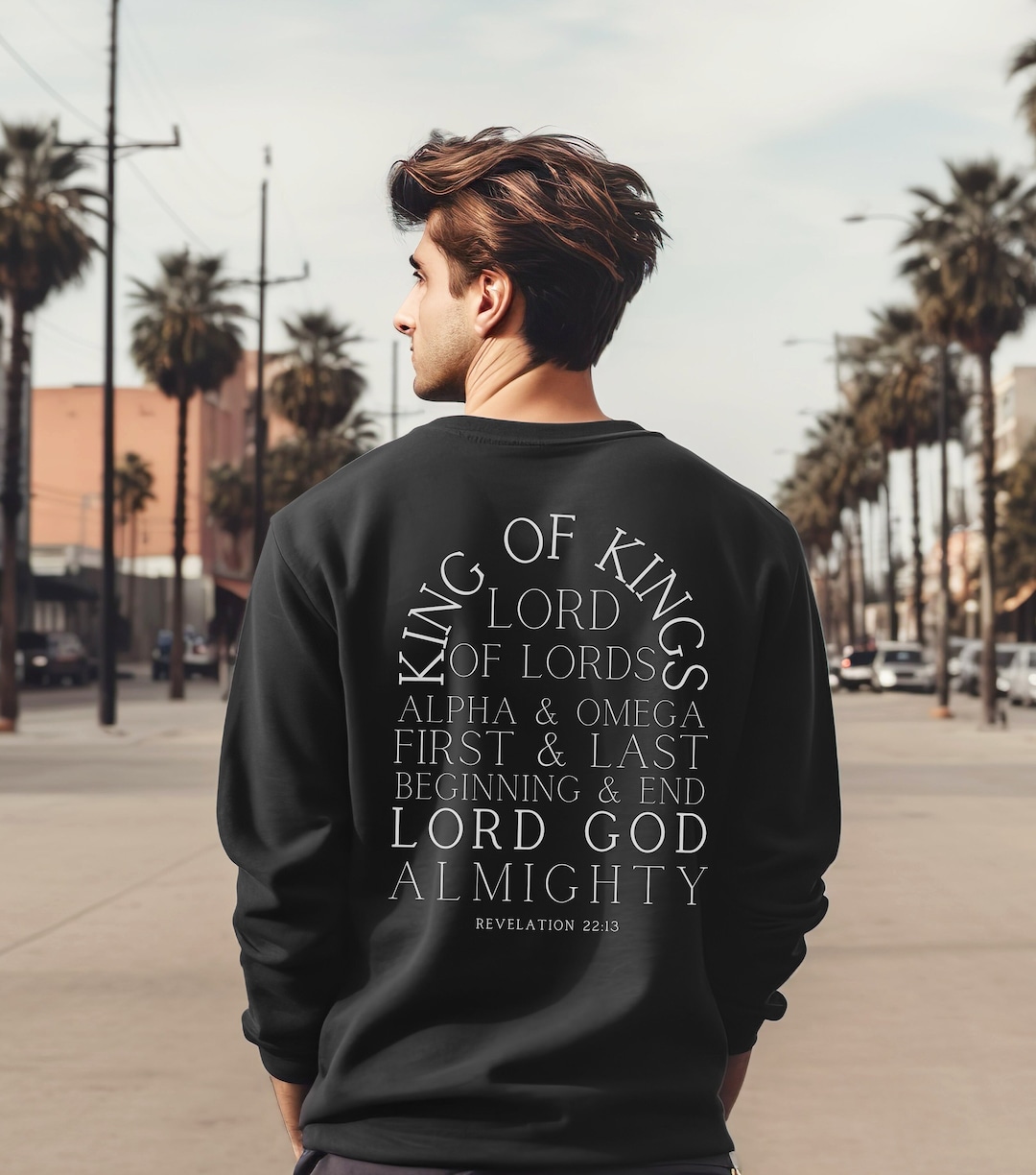 Aesthetic Christian Sweatshirt for Men, Bible Verse Crewneck, Christian ...