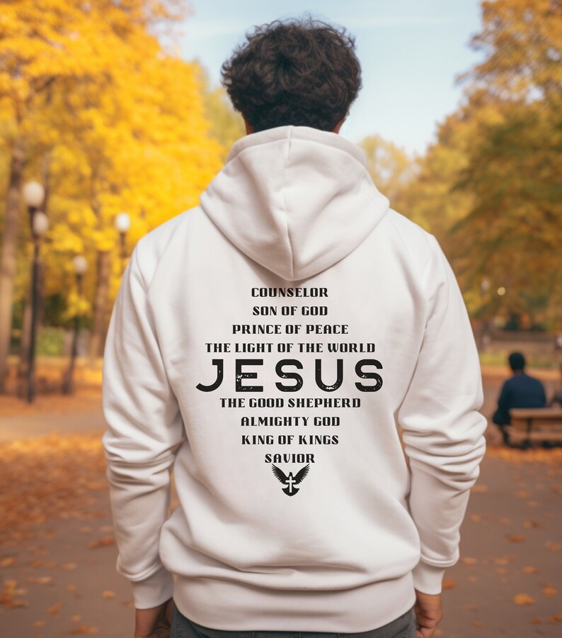 His Name is Jesus, Christian Hoodie, Religious Gift, Jesus Hoodie ...