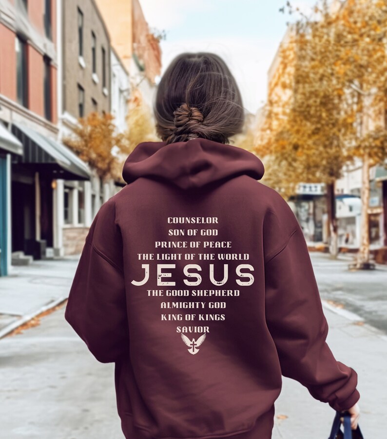 His Name is Jesus, Christian Hoodie, Religious Gift, Jesus Hoodie ...