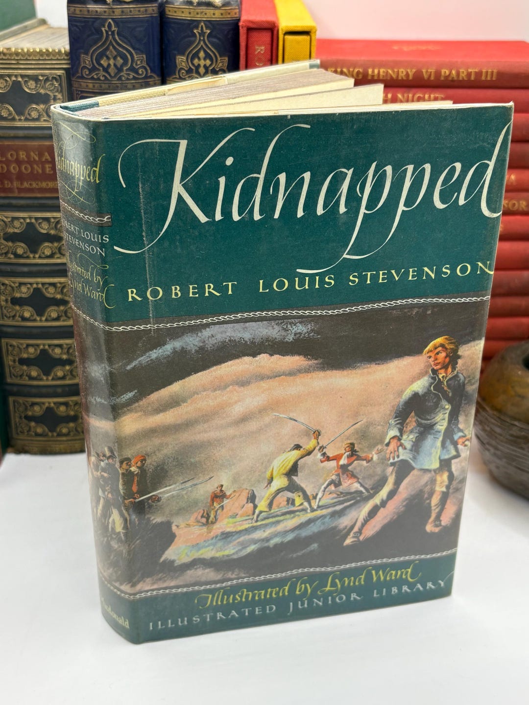 Kidnapped Robert Louis Stevenson Illustrated Junior Library Edition ...