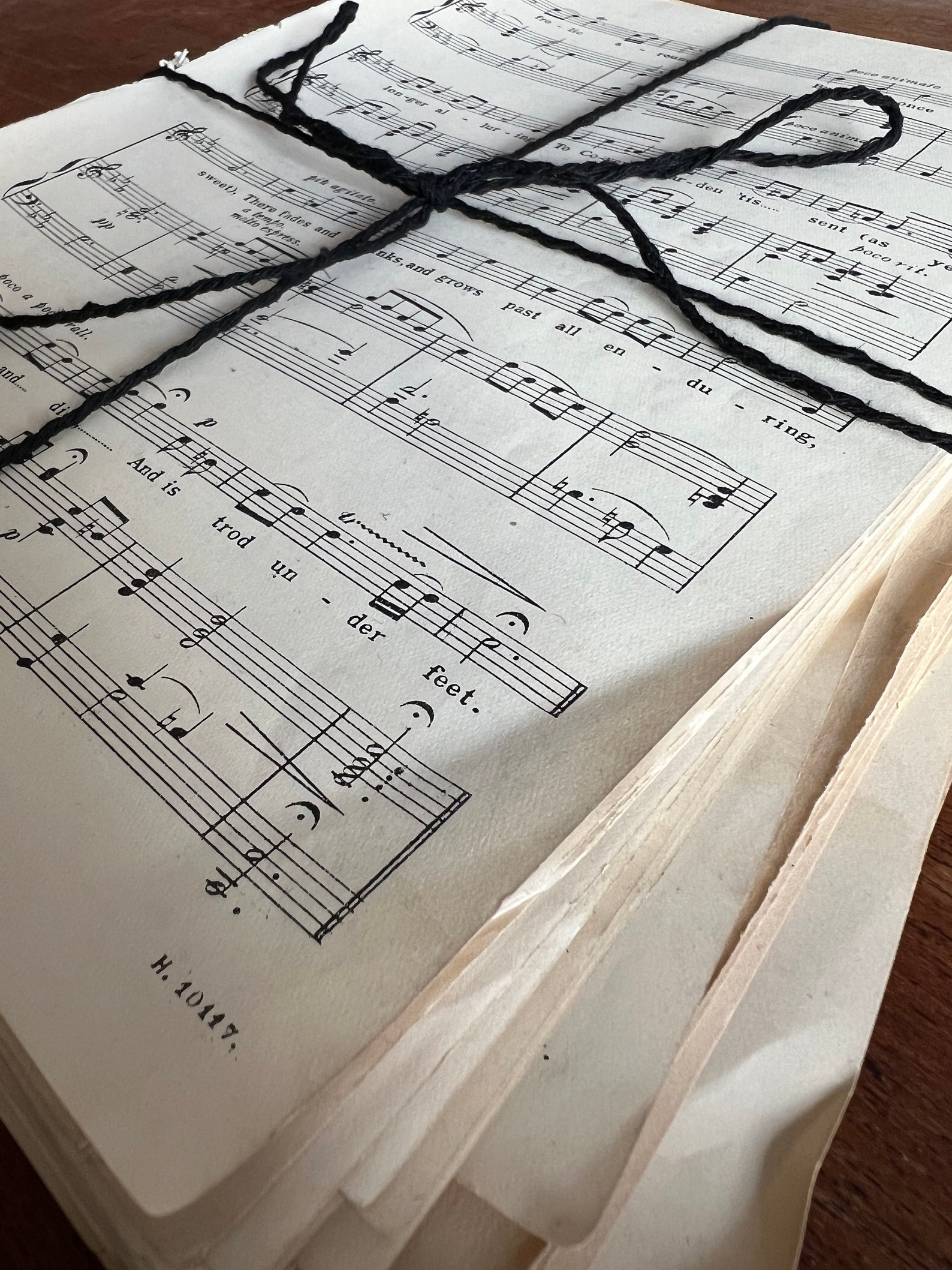 Bundle of 50 Vintage Sheet Music Pages Original Music Sheets Bundle ...
