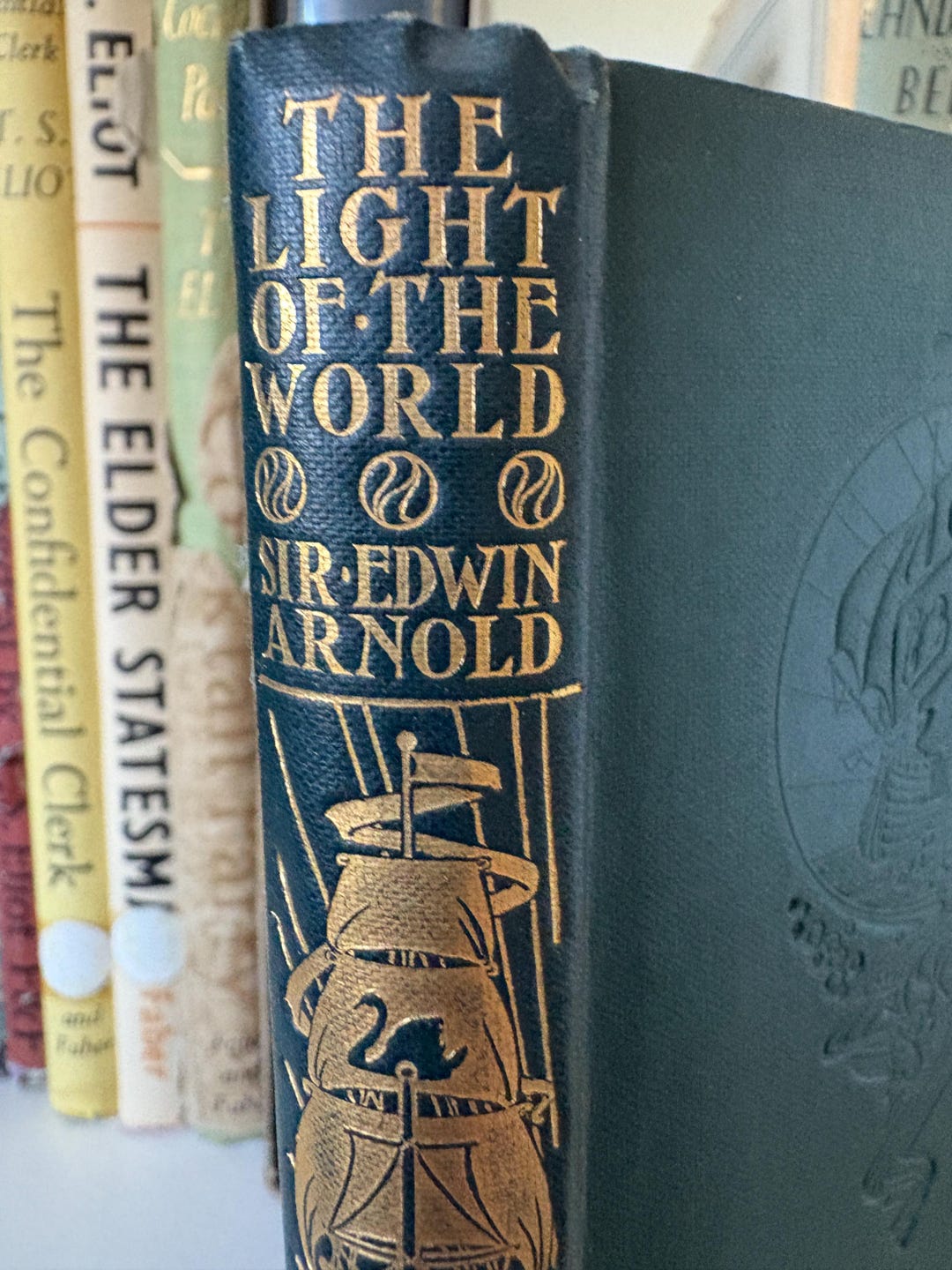 1915 "the Light of the World" Antique Book: Embossed Ship Cover, Sir ...
