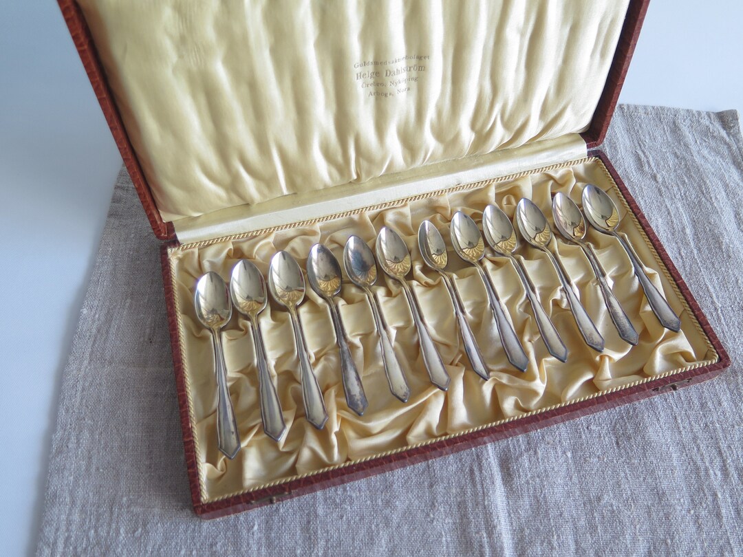 Mocha Spoon Set of 12, Marked Prima ALP NS 40, Cutlery Vintage Kitchen ...