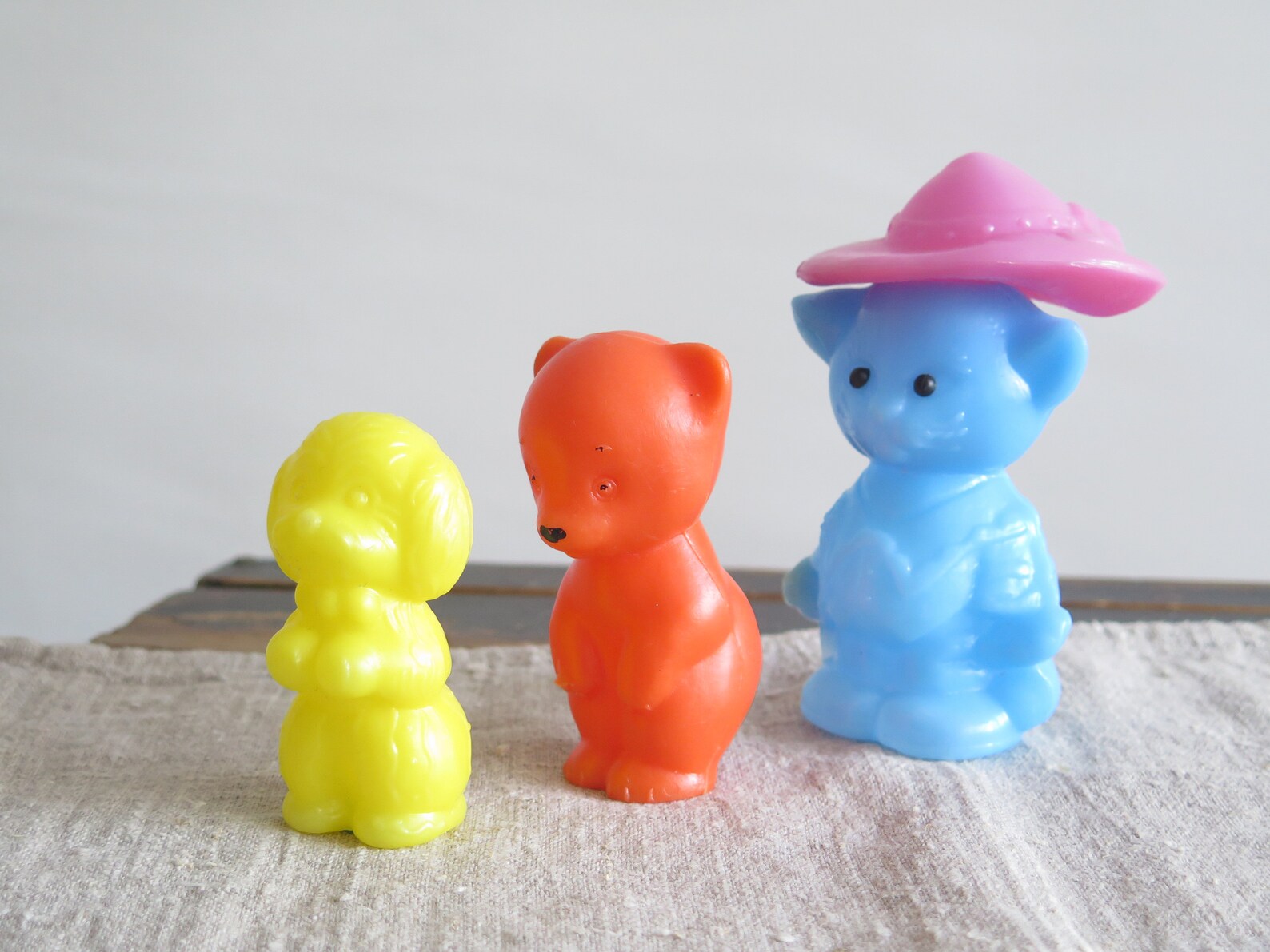 Vintage Soviet Plastic Toys Set of 3 Retro Nursery Toy 80s - Etsy