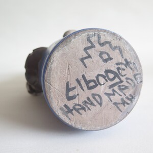 Vintage Elbogen Ceramic Girl Figurine in Blue Dress H 29.5 Cm / 11.6 In ...