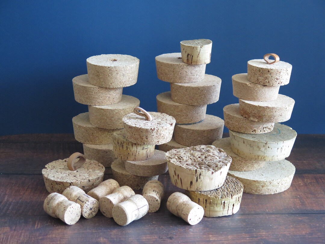 Cork Stoppers, Corks Selected Sizes, Lot Cork Stoppers, Large Cork ...