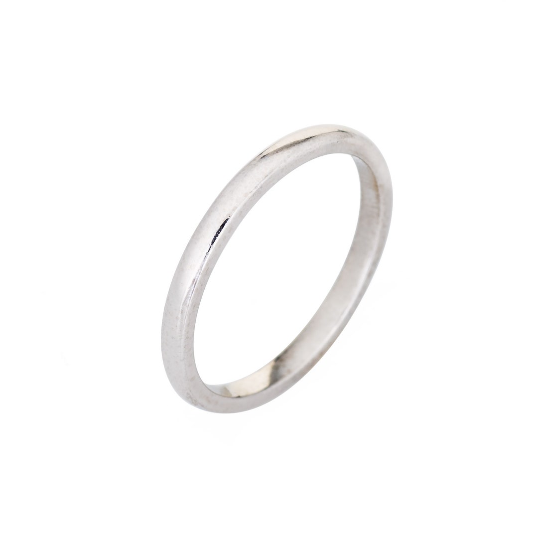 Van Cleef & Arpels Tendrement Wedding Band 2 Mm Sz 53 US 6 1/4 Ring ...