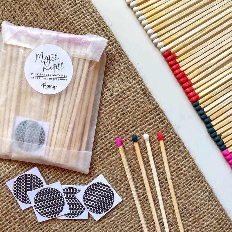 Coloured Matches - Etsy UK