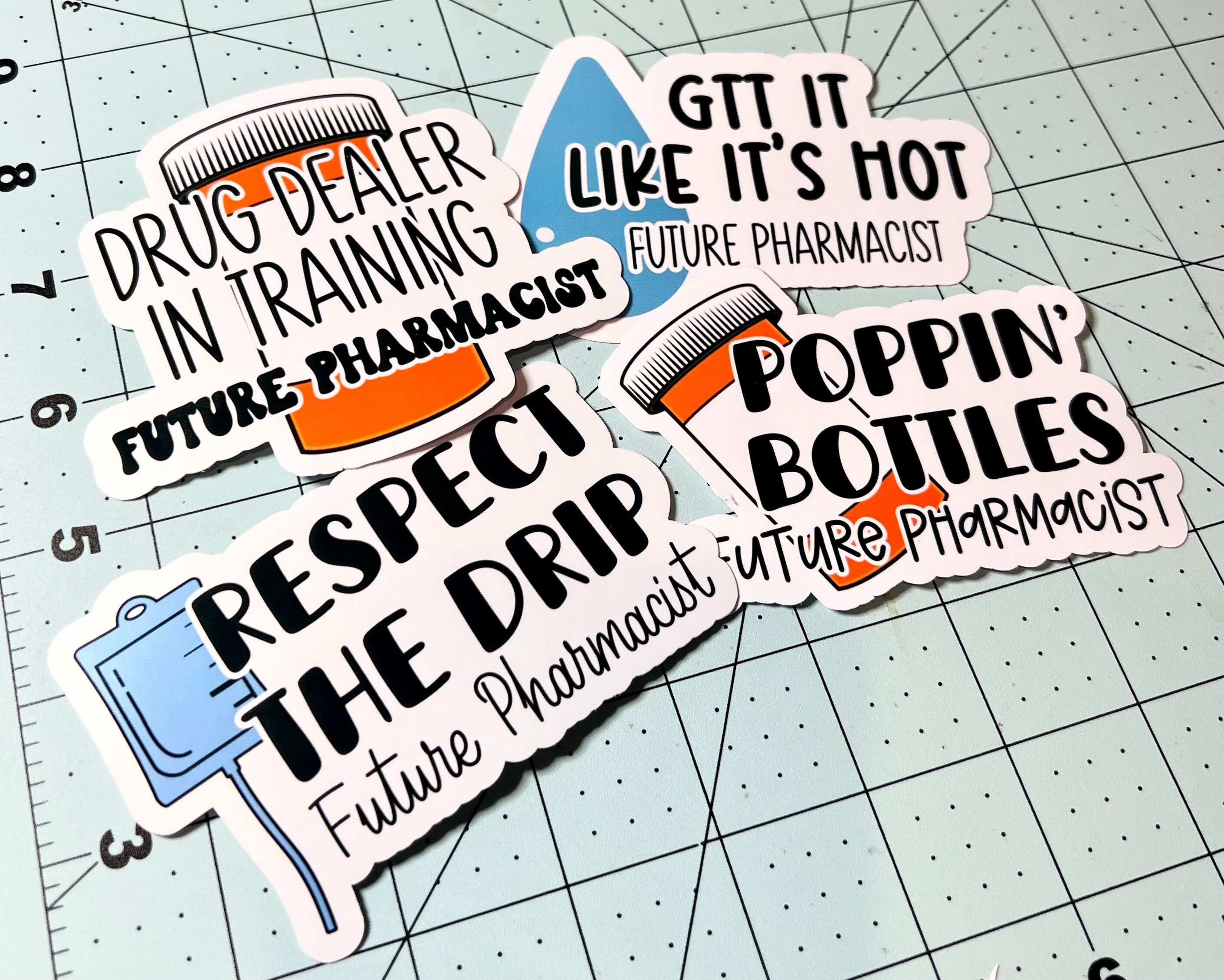 Future Pharmacist Sticker Pack Pharmacy Gift Pharmacist - Etsy