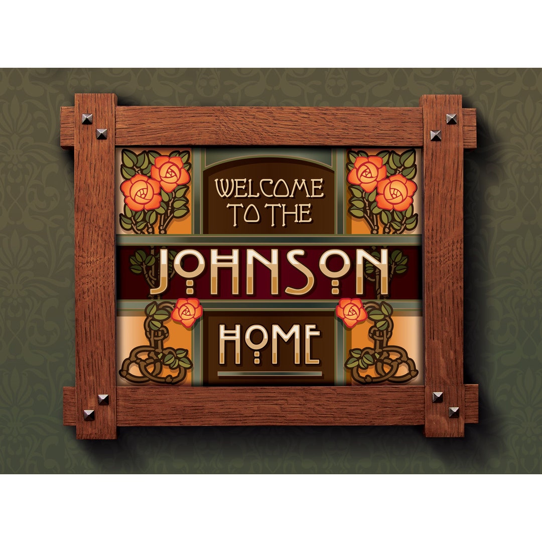 Customizable Print Welcome to the Home of YOUR NAME - Etsy