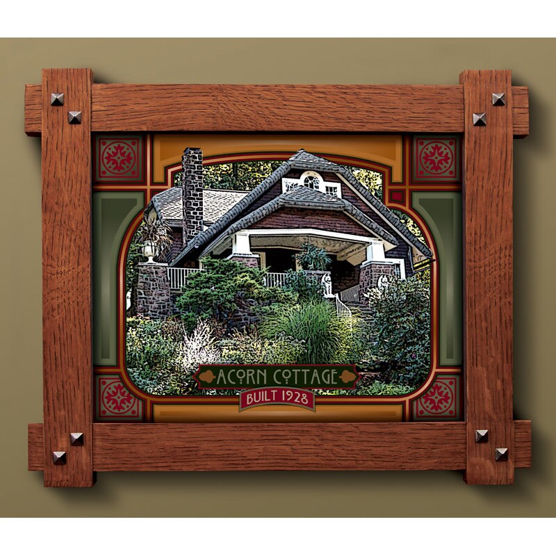 Your Arts & Crafts Home in a Custom Framed Print - Etsy