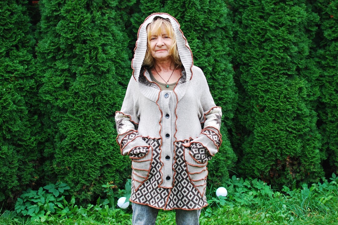 Fairy Pixie Elvish Recycled Sweater Gypsy Hippie Boho Pagan Nymph Dryad ...