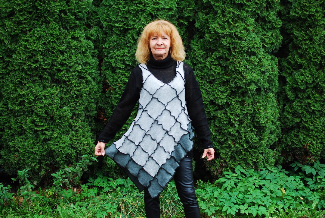 Recycled Sweater Tunic Gypsy Hippie Boho Pagan Fairy Pixie Elvish Nymph ...