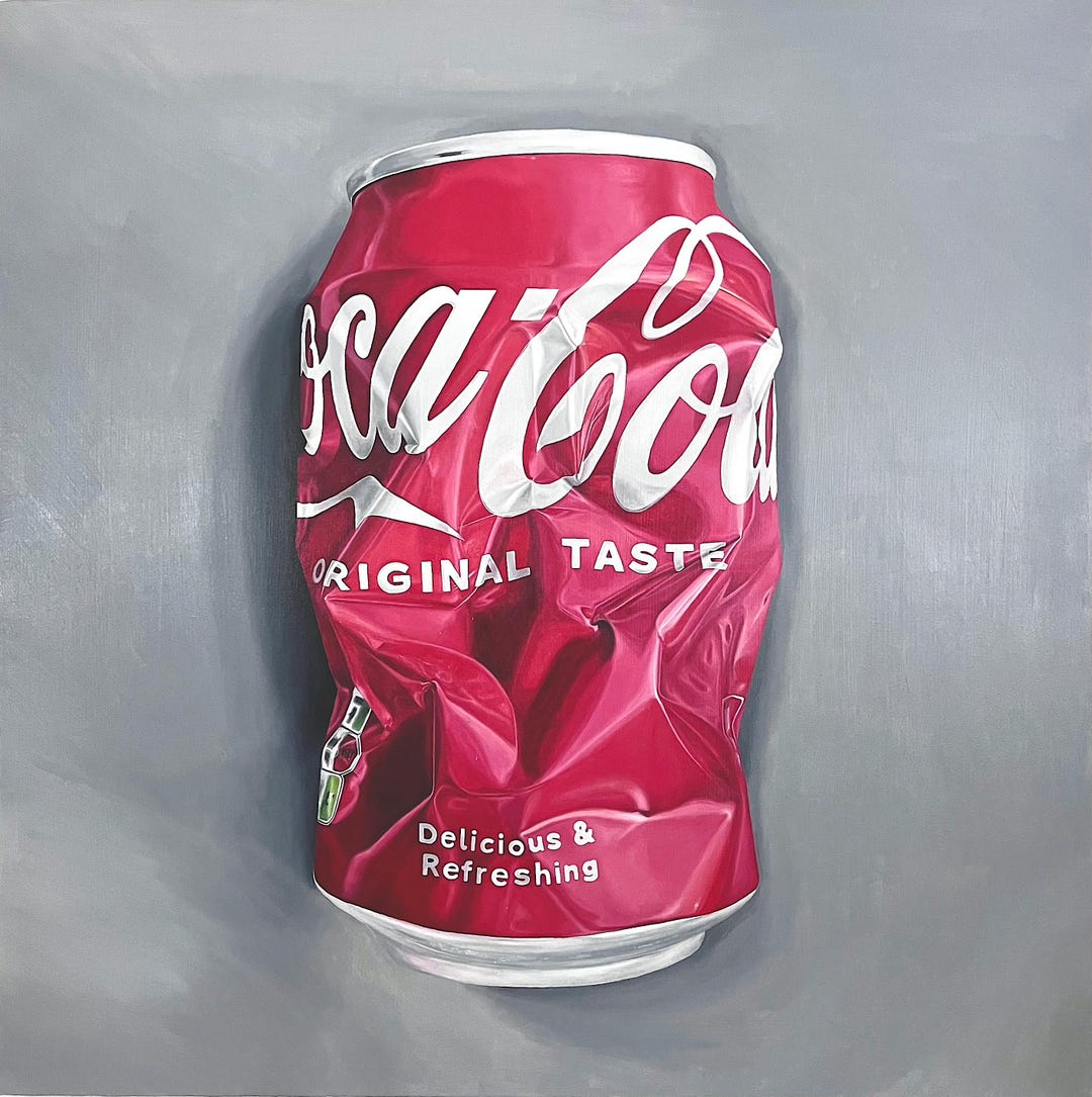 Coca-cola - Original Oil Painting - Etsy