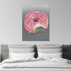 The Homer Donut - Original Oil Painting - Etsy