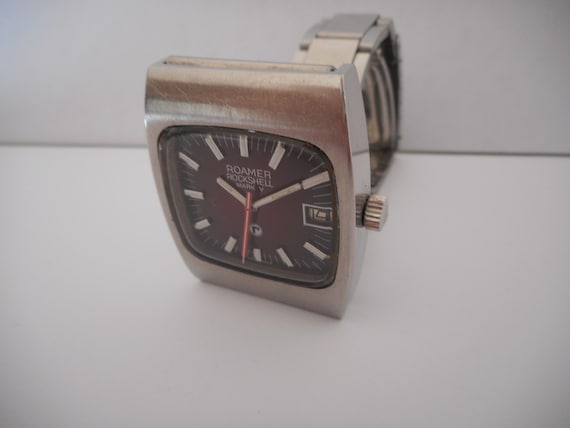 Roamer Rockshell mark V very rare automatic mens watch - Gem