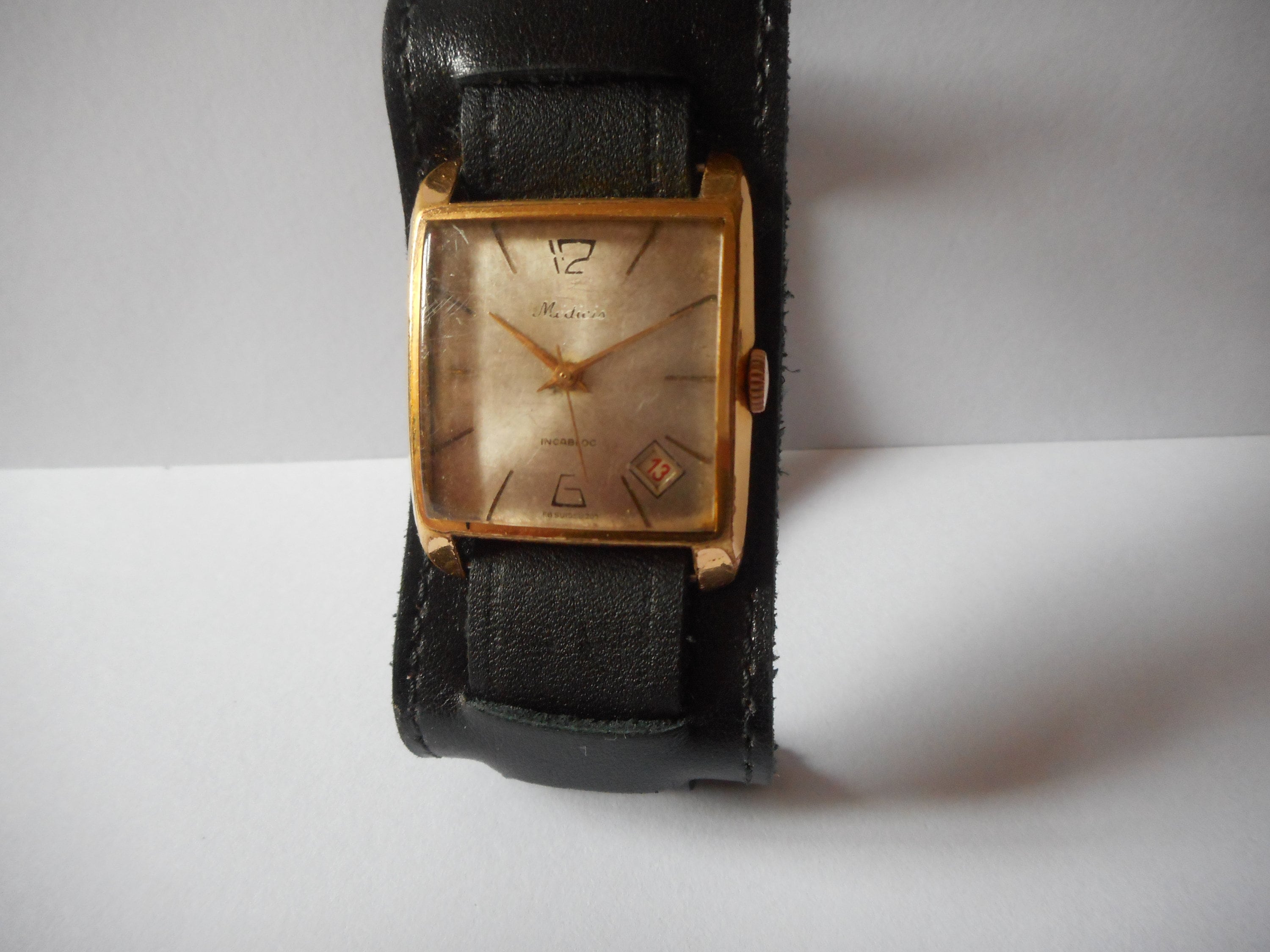 Swiss Square Case Vintage Mechanical Mens Watch - Etsy