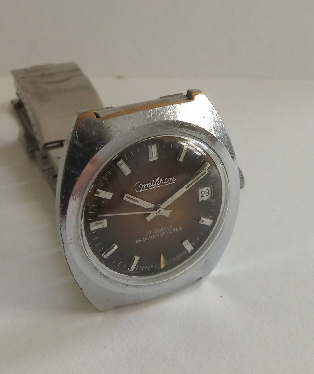 Omikron Men's Vintage Watch Swiss Made Mechanical Watch - Etsy