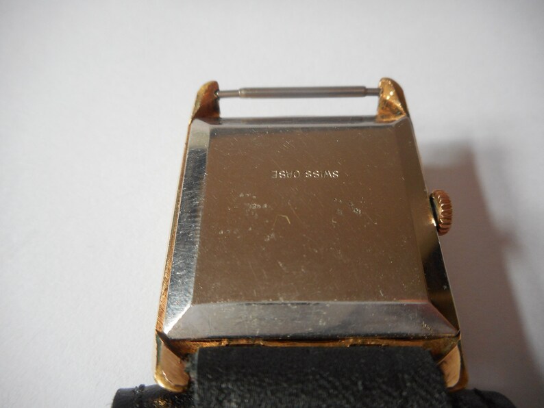 Swiss Square Case Vintage Mechanical Mens Watch - Etsy UK
