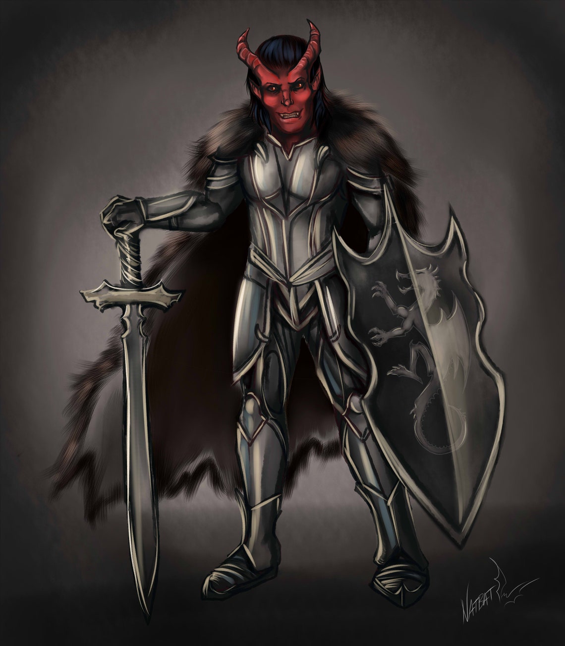 Custom OC, Dnd Character Portrait Commission Full Body, Full Color ...