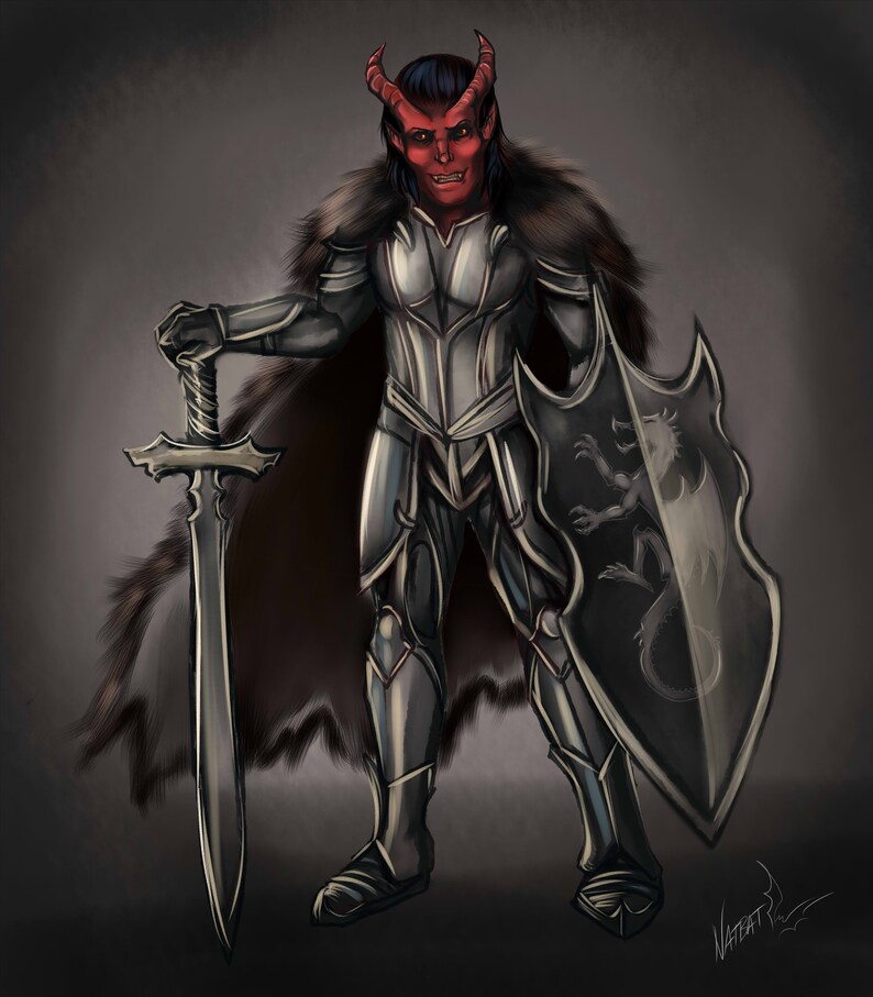 Custom OC, Dnd Character Portrait Commission Full Body, Full Color ...