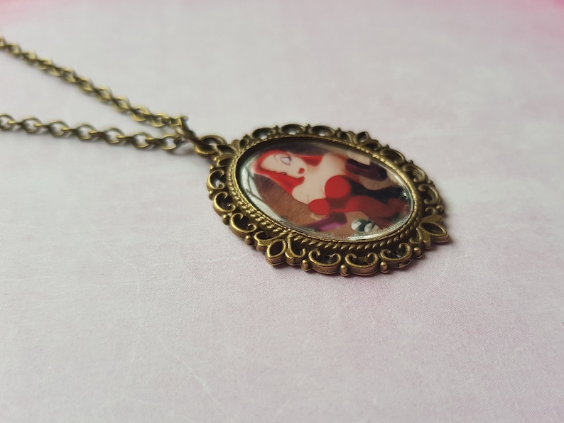 Jessica Rabbit Inspired Cameo Necklace / Who Framed Roger - Etsy
