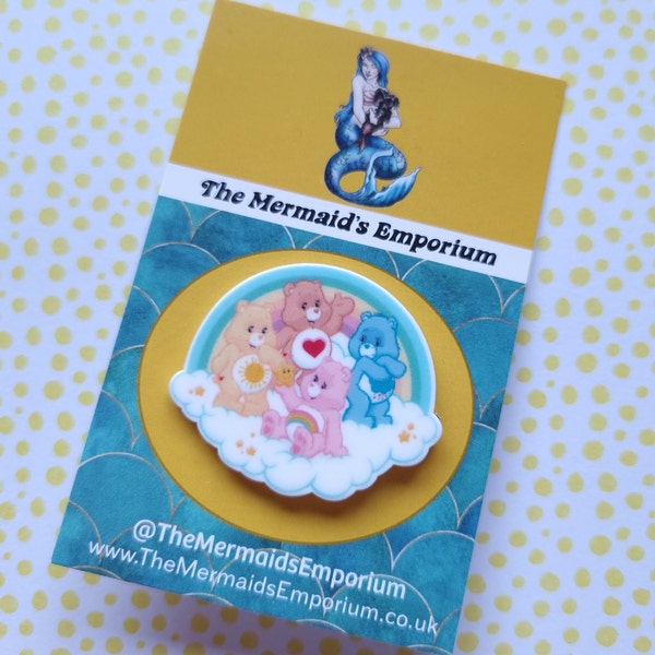 Care Bear Pin - Etsy UK
