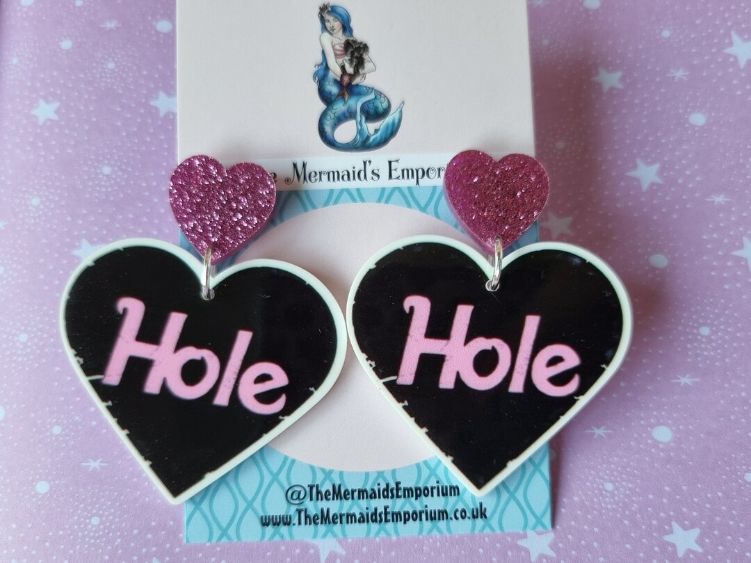 Hole Stud Earrings - Variations Available - Etsy