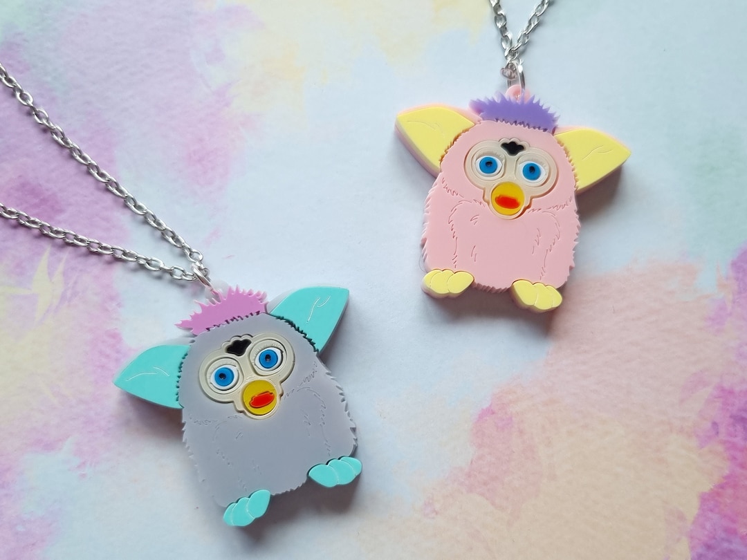 Furby Acrylic Necklace - Etsy