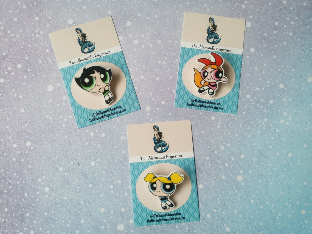 Powerpuff Girls Pin Badge - Etsy