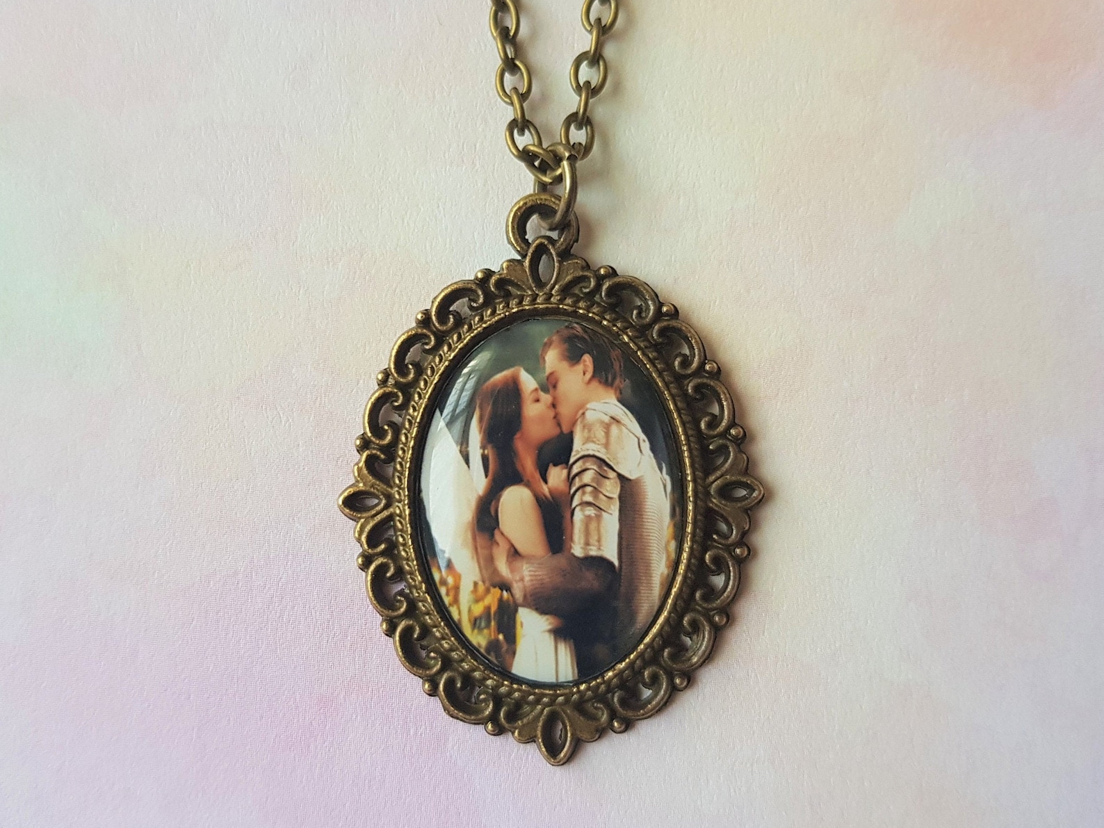 Romeo Juliet Cameo Necklace Silver Option Available - Etsy UK