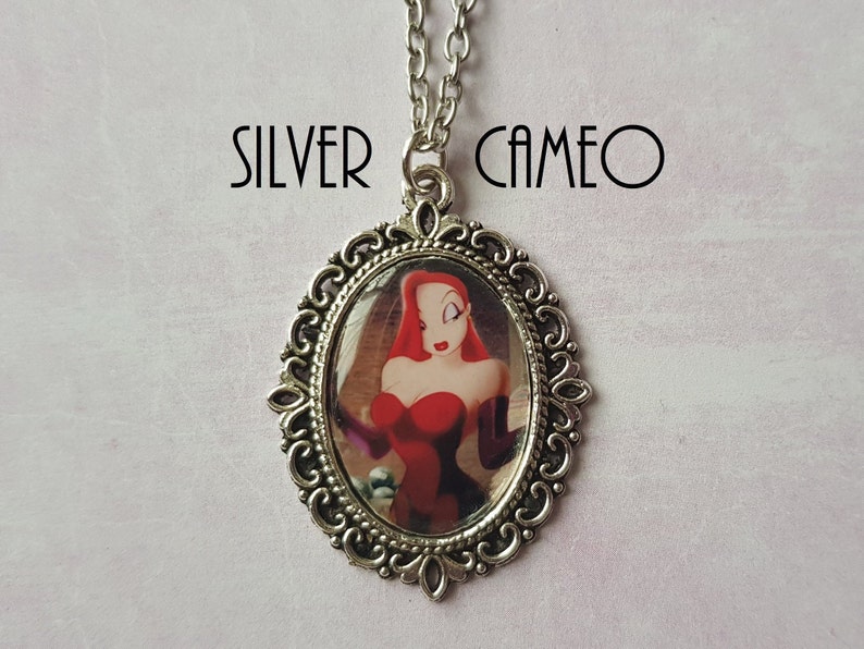 Jessica Rabbit Inspired Cameo Necklace / Who Framed Roger - Etsy