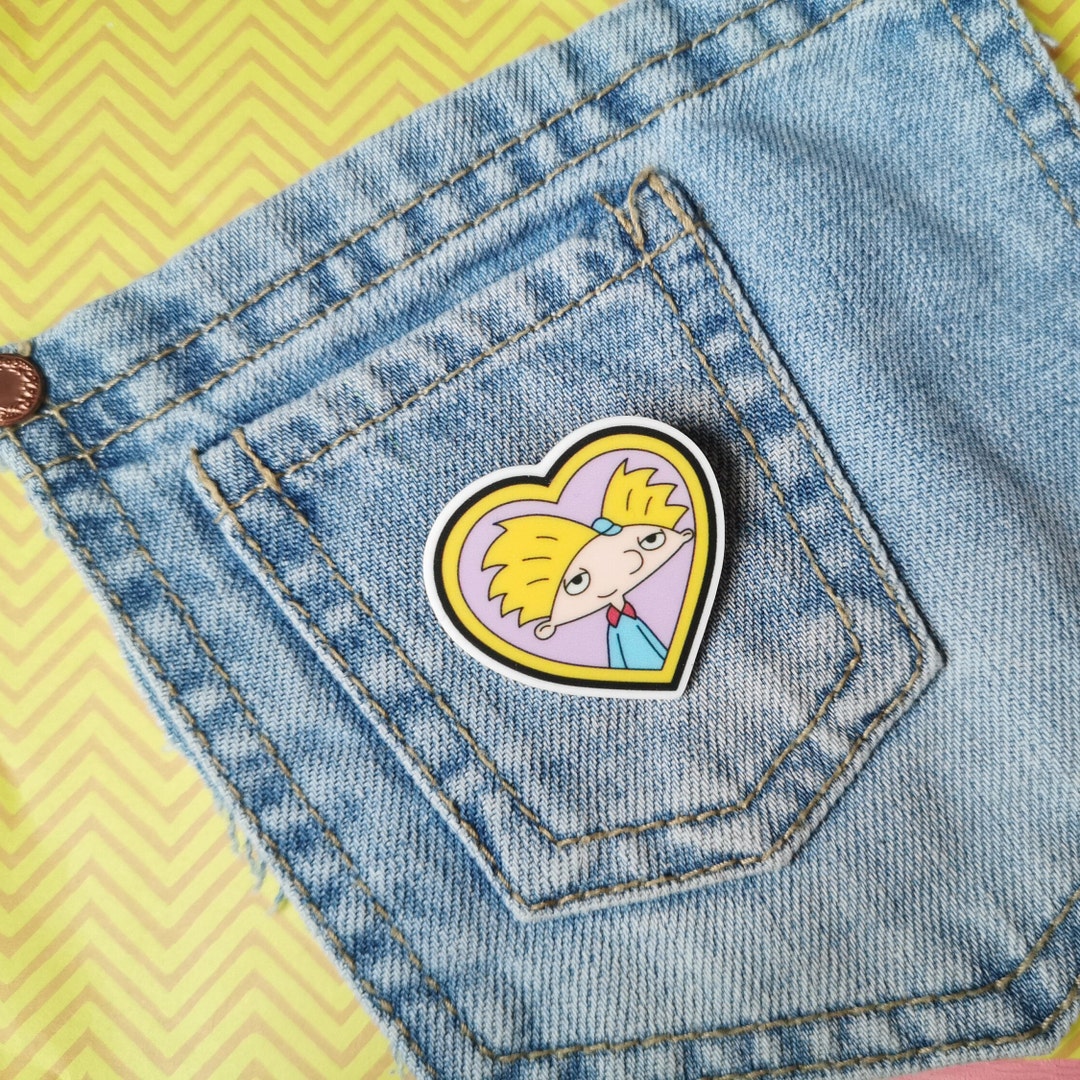 Hey Arnold Brooch / Pin / Badge ---- 90s Retro Nineties Cartoon - Etsy