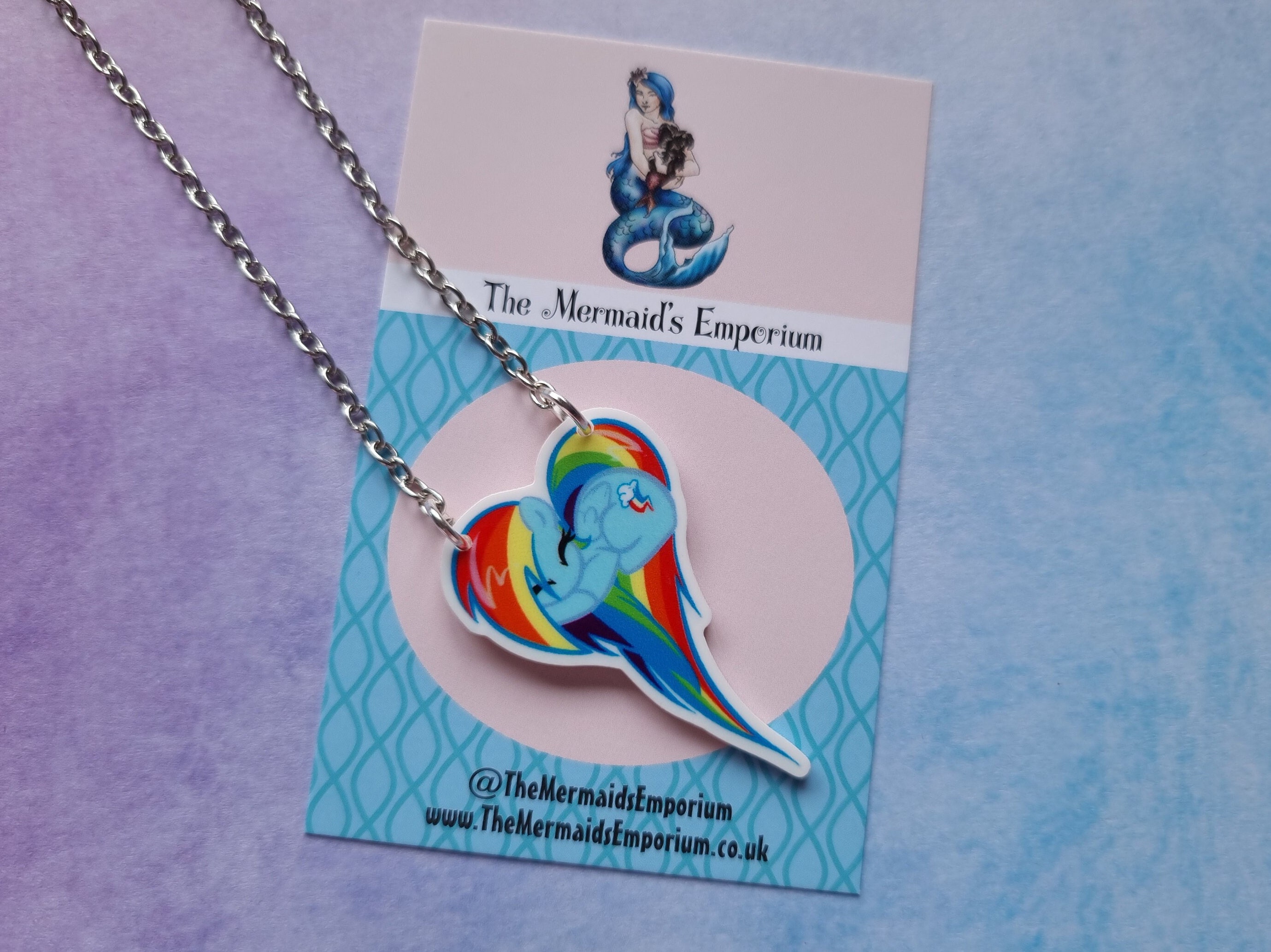 Rarity Neacklace Mlp Heart Necklace