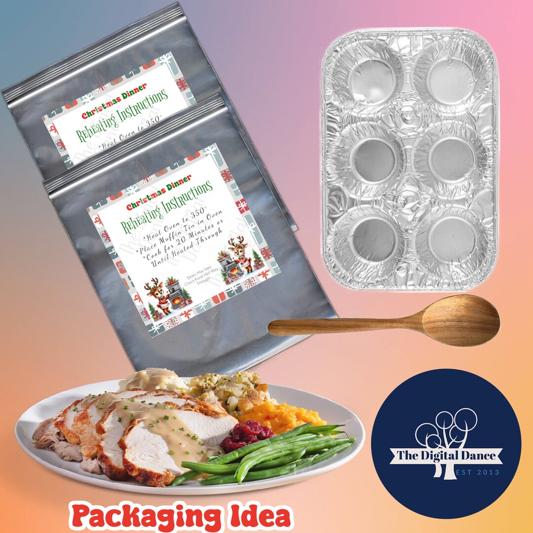 Printable Christmas Leftovers Printable Reheating Instructions ...